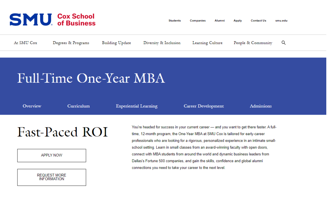 11+ Best One Year MBA Programs You Should Check In 2024